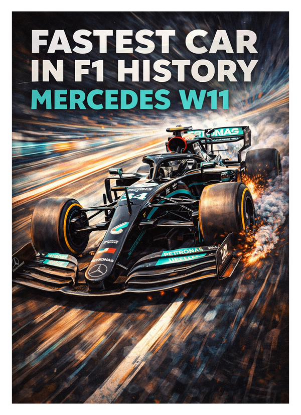 Mercedes W11 | Fastest F1 Car in History (A3 Poster) – Redline ...